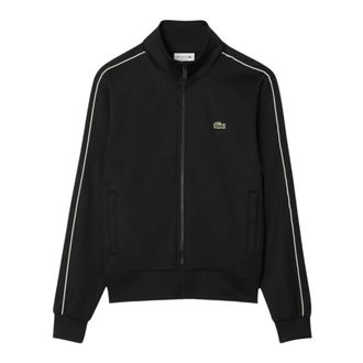 Lacoste Homme, Sweatshirts et sweats &agrave; capuche, Noir, Taille: 2XL Paris Piqu&eacute; Zip-Up Track Jacket