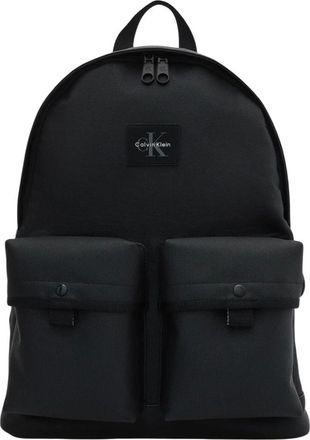 Calvin Klein Sac &agrave; dos arrondi Texture Mix - Homme - Sacs - Noir - Taille: ONE Size