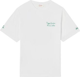 MC2 Saint Barth Homme, Tops, Blanc, Taille: L Portofino T-Shirt