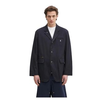 Undercover Blazer - Homme - Vestes - Bleu - Taille: L