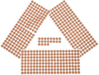 NUOBESTY 500 St&uuml;ck Selbstklebende Korkpads Runde 12mm x 1mm Hitzeisolierend Vibrationsd&auml;mpfend rutschfest M&ouml;belschoner K&uuml;chen Und Wohnraumschutz