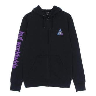 HUF Prism Triple Triangle Zip Up Hoodie - - Sweatshirts & Hoodies - Herren - Blau - L