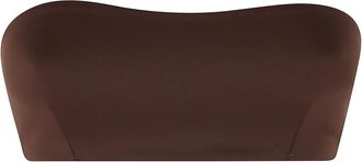 MC2 Saint Barth Femme, Maillots de bain, Brun, Taille: 40 FR Bandeau Bikini Top