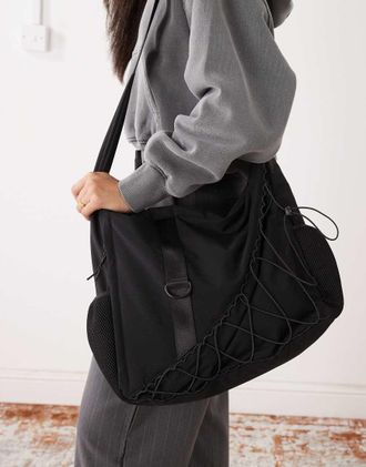 Weekday Sac bandouli&egrave;re de sport - Noir