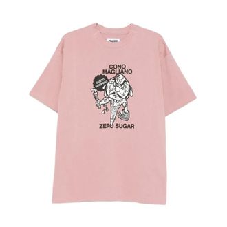 Magliano Homme, Tops, Rose, Taille: S Gusto Sciopero Tee