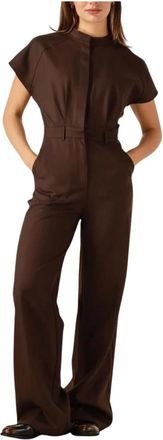 Est'seven Damen, Jumpsuits & Playsuits, Braun, LGr&ouml;&szlig;e