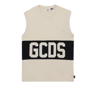 GCDS &Auml;rmelloses T-Shirt - - Tops - Herren - Beige - XL