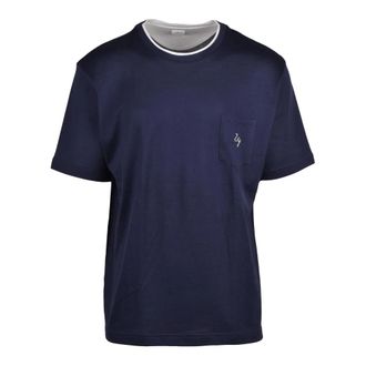 Eleventy T-Shirt - - Tops - Herren - Blau - 2XL