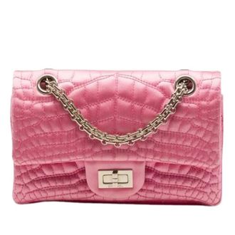 Chanel Sac bandouli&egrave;re vintage Chanel Pre-owned Double Flap - Femme - Pre-owned - Rose - Taille: ONE Size