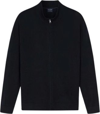 Olymp Cardigans - - Knitwear - Herren - Blau - 2XL