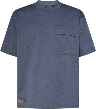 Oakley Homme, Sport, Bleu, Taille: M Fgl Scratch Tee 6.0