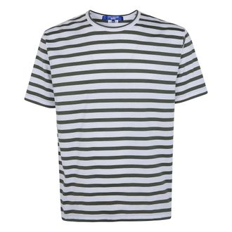 Junya Watanabe Homme, Tops, Multicolore, Taille: XL T-shirt &agrave; Manches Courtes Rayures