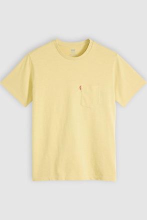 Levi's T Shirt &Agrave; Poche Classic - Homme - Jaune / Raffia - L