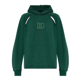 Dolce & Gabbana Sweatshirt mit dekorativen Schlitzen - - Sweatshirts & Hoodies - Herren - Gr&uuml;n - S
