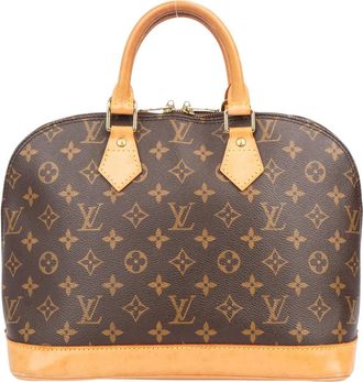 Louis Vuitton Crossbody Bags - Louis Vuitton Canvas Monogram Alma PM Handbag - Gr. unisize - in Braun - f&uuml;r Damen