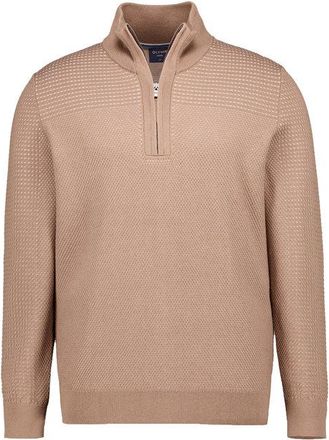 Olymp Herren Troyer braun Baumwolle unifarben