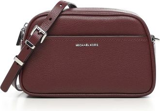 Michael Kors Femme, Sacs, Rouge, Taille: ONE Size Jet Set Small Leather Crossbody Bag