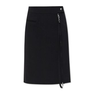 Courr&egrave;ges Wollrock - - Skirts - Damen - Schwarzk - XS