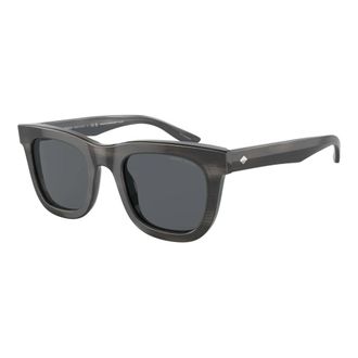 Giorgio Armani Gestreifte Graue Sonnenbrille AR 8171 - - Accessories - Herren - Grau - 49 MM