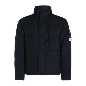Stone Island Doudoune courte - Homme - Vestes - Bleu - Taille: XL