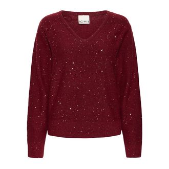 Ichi Ichi, Damen, Strickwaren, Braun, XLGr&ouml;&szlig;e