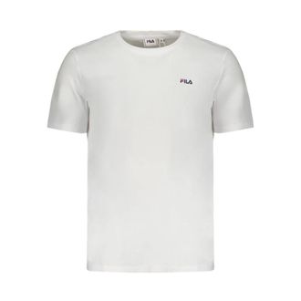 Fila Klassisches Logo Print T-Shirt - - Tops - Herren - Wei&szlig; - S