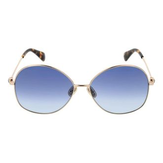 Max Mara Runde Sonnenbrille - - Accessories - Damen - Gelb - ONE SIZE