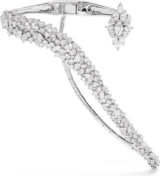 Yeprem bracelet en or blanc 18ct pavé de diamants - Argent