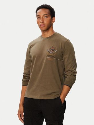 Aeronautica Aeronautica Militare Longsleeve 262TS2573UJ00703 Khakifarben Regular Fit