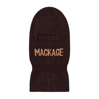 Mackage Logo Balaclava Skimaske - - Accessories - Herren - Braun - ONE SIZE