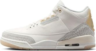Nike Nike Air Jordan 3 Retro Chaussures Homme, Ivoire/gris brume-crème, 43 EU