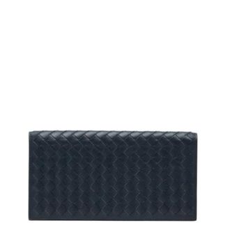 Bottega Veneta Pre-owned Leder Portemonnaie - - Pre-owned - Damen - Blau - ONE SIZE