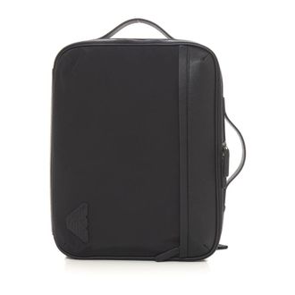 Emporio Armani Bimaterial Laptop H&uuml;lle mit Seitenlogo - - Bags - Herren - Schwarzk - ONE SIZE