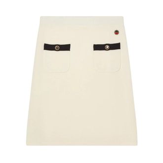 Busnel Femme, Jupes, Beige, Taille: 42 FR Minelle Skirt