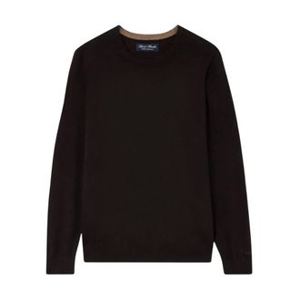 MC2 Saint Barth Pull col rond Regent - Homme - Pulls - Brun - Taille: M