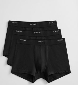 GANT Herren 3er-Pack Boxershorts (XXXL) Schwarz