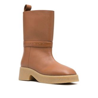 Stella McCartney Womens Brown Polyethylene Ankle Boots