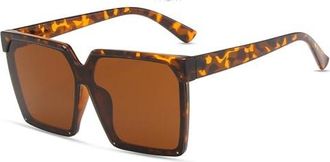 Generic Lunettes De Soleil Carr&eacute;es &Agrave; Grande Monture For Hommes, For Les D&eacute;placements Quotidiens, Vacances Et La Conduite For Femmes(Multi-colored)