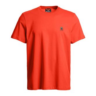 Parajumpers Homme, Tops, Orange, Taille: S Patch Tee