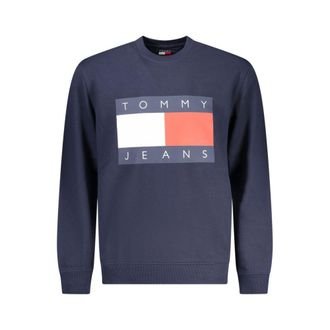 Tommy Hilfiger Herren Sweatshirt mit Rundhalsausschnitt und ikonischem Flaggenlogo