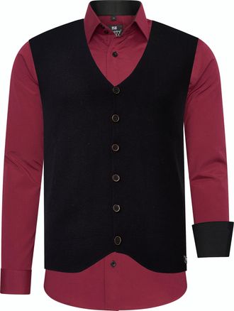 Rusty Neal Hemd mit Weste 2-teilig