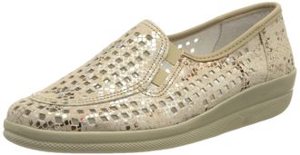 Comfortabel Damen 940128-08 Hausschuh, Beige, 36 EU