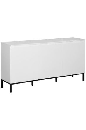home24 Sideboard, Wei&szlig;, Metall, Holzwerkstoff, 3 F&auml;cher, 150x77x35 cm, Bsci, Typenauswahl, Beim&ouml;bel erh&auml;ltlich, stehend, Wohnzimmer, Kommoden & Sideboards, S