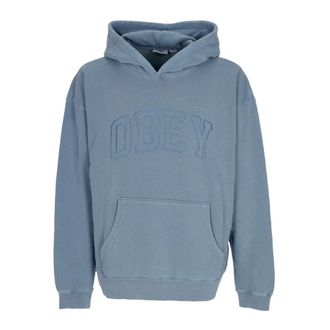 Obey Collegiate Leichter Hoodie Blau - - Sweatshirts & Hoodies - Herren - Blau - XL