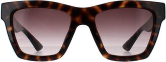Gucci Quadratische Damen Sonnenbrille Havanna Braun Verlauf GG1714S