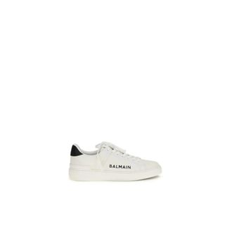 Balmain Homme, Chaussures, Blanc, Taille: 41 EU Bos Taurus Low Top Baskets