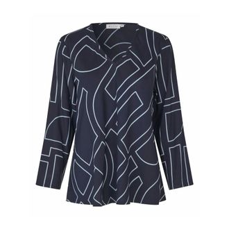 Masai Femme, Blouses et Chemises, Bleu, Taille: 46 FR Blouses