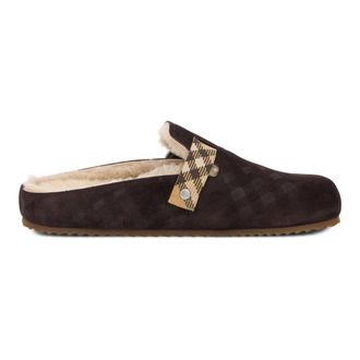 Burberry Homme, Chaussures, Brun, Taille: 41 EU Mules Urchin en Shearling