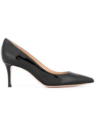 Gianvito Rossi Pumps mit spitzer Kappe - Schwarz