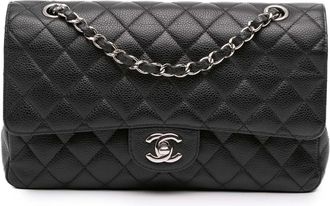Chanel Hobo Bags - Medium Classic Caviar Double Flap - Gr. unisize - in Schwarz - für Damen